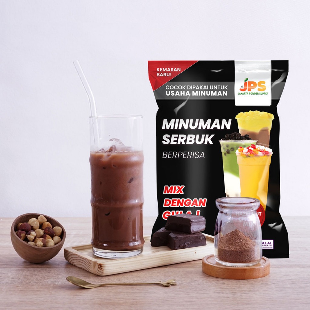 Jual JPS Mix Choco Hazelnut 1 kg Bubuk Minuman Cokelat Dengan Gula ...