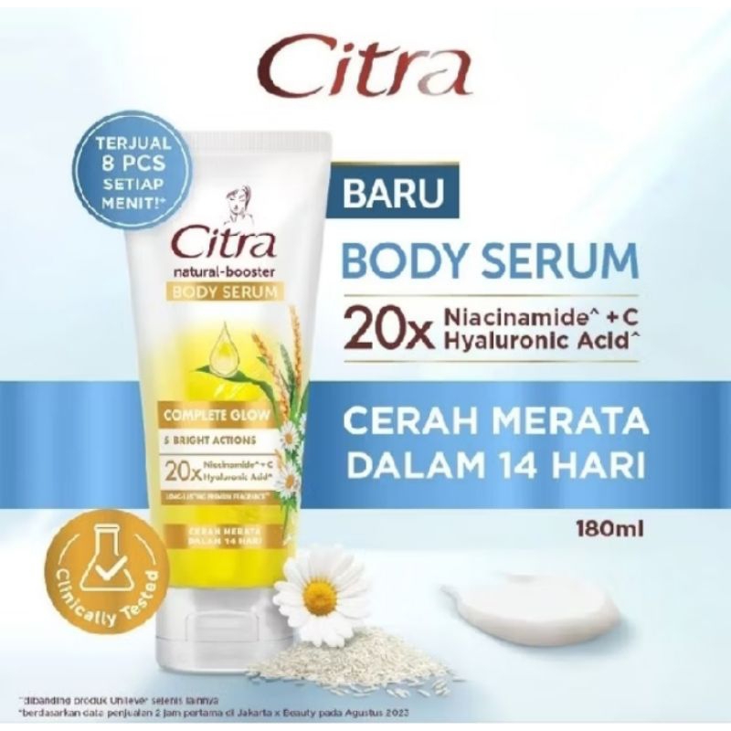 Jual CITRA NATURAL BOOSTER BODY SERUM COMPLETE GLOW with 5 Bright ...