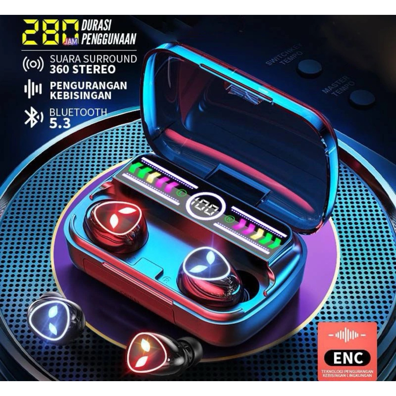 Jual Earphone - Handsfree - Headset Bluetooth TWS M10 / M30 / M19 / M30 / M20 Pro / X15 V5.3 ...