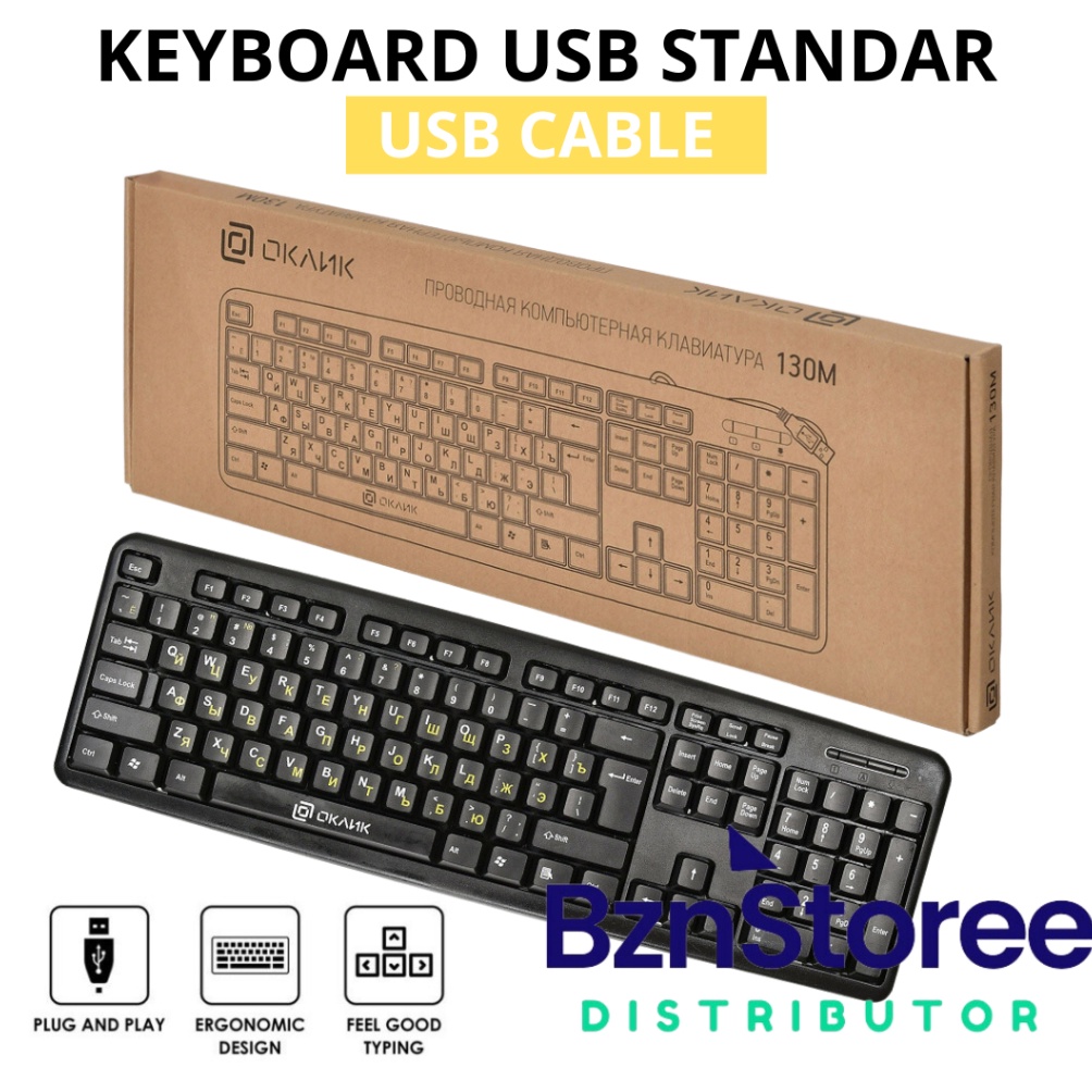 Jual KILAT Keyboard USB standar Keyboard murah Keyboard Pc Computer ...