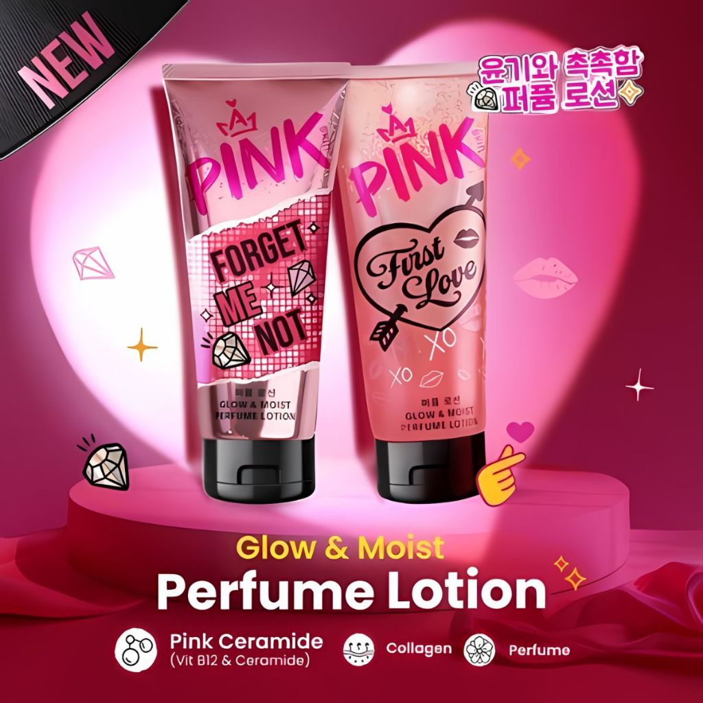 Jual Shinzui Pink Skin Perfume Lotion Forget Me Not First Love 180 ml ...