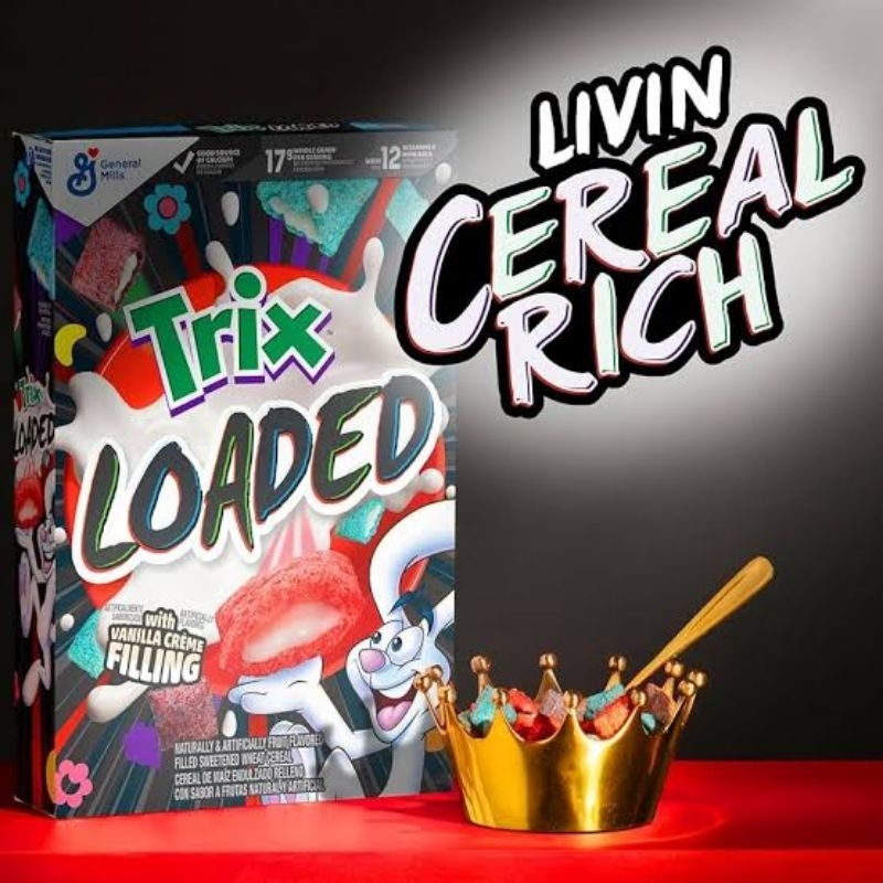 Jual General Mills Trix Loaded with Vanilla Creme Filling Cereal ...
