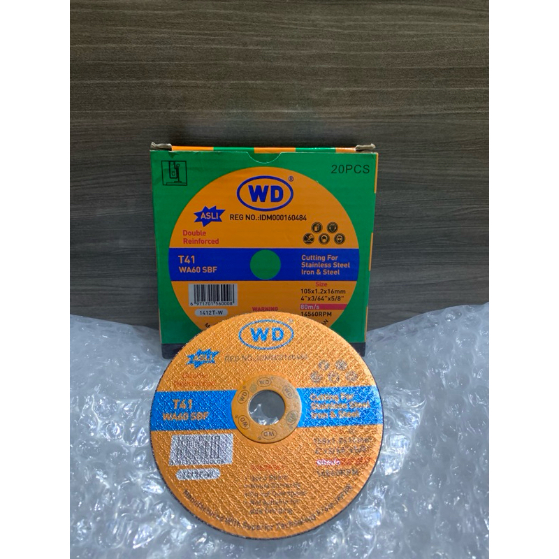 Jual Cutting Besi WD BATU GURINDA GERINDA WD 4INCH / GERINDA Resibon ...
