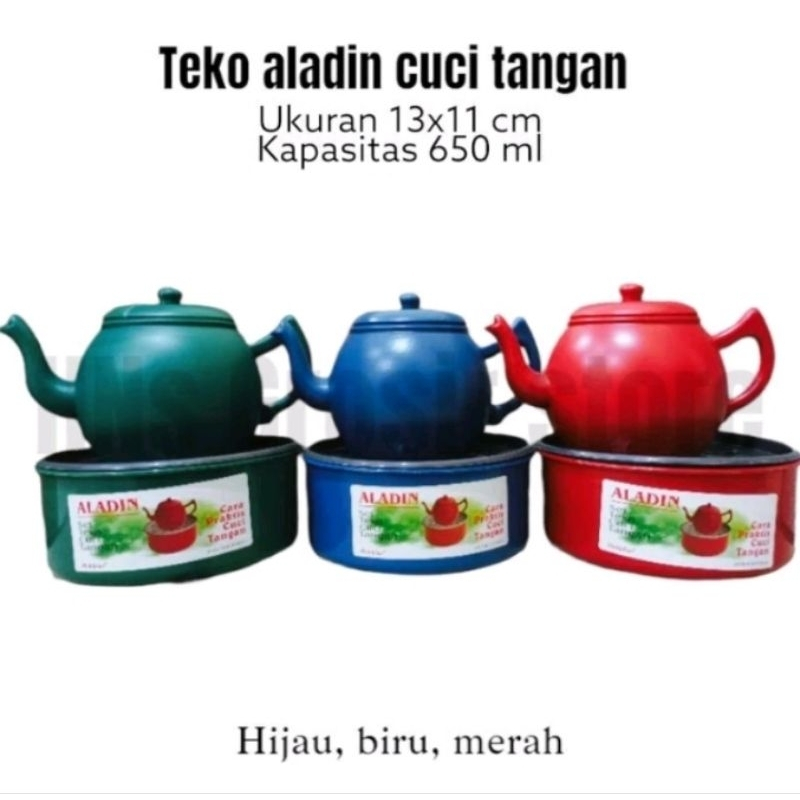 Jual Teko Cuci Tangan Aladin/ Teko Kobokan/ Ceret Cuci Tangan/Morong ...