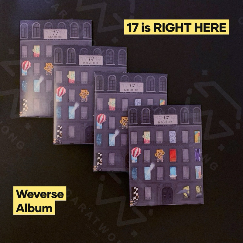Jual [READY STOCK] UNSEALED - SEVENTEEN - 17 is Right Here WEVERSE ALBUM Ver. + POB (Jeonghan ...