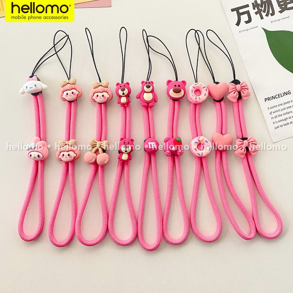 Jual Tali Gantungan Hp Lucu Adjustable Panjang Pendek Tali Lanyard ...