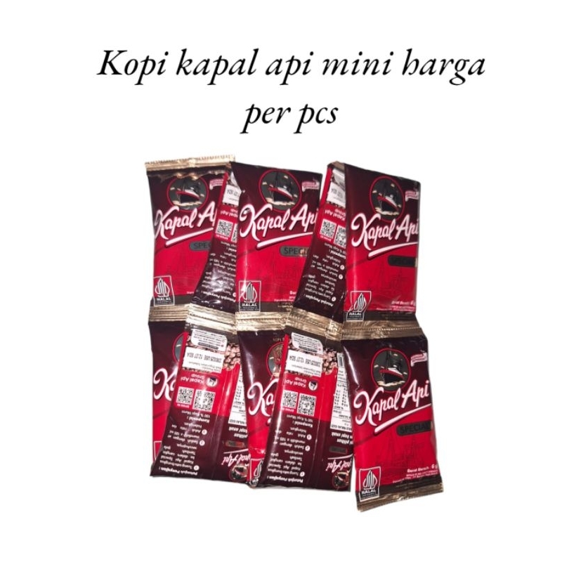Jual Kopi kapal api mini 6gr harga per pcs | Shopee Indonesia