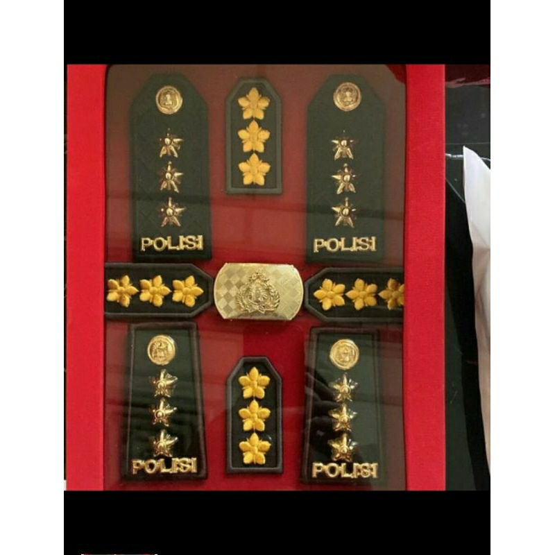 Jual PANGKAT KOMBES POLRI SET BOX PDH PDU COSTUM ISI UCAPAN | Shopee ...