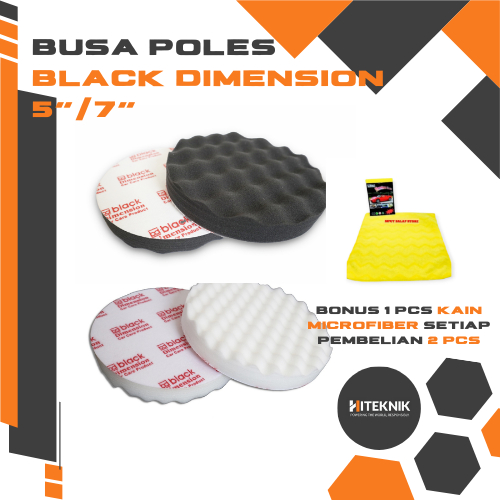 Jual BUSA POLES MOBIL HITAM 5 DAN 7 INCH BLACK DIMENSION MADE IN ...