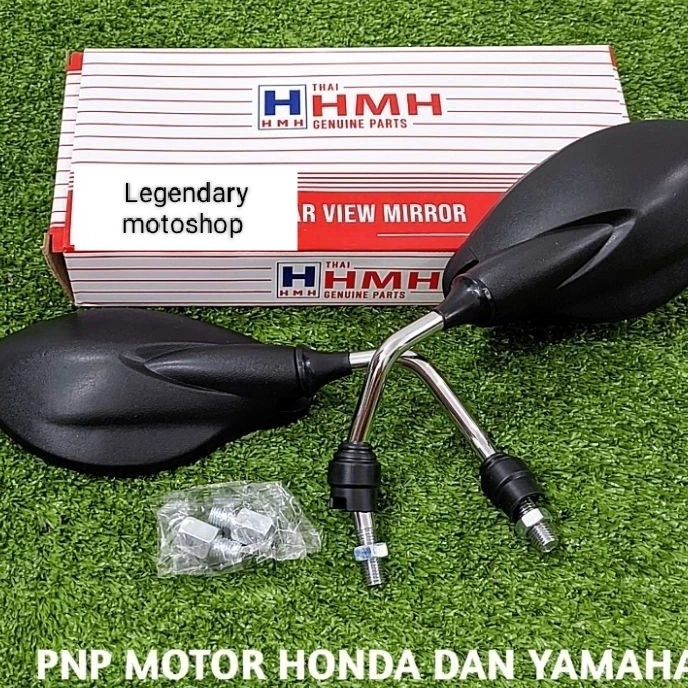 Jual Ekstra spion x1 125z polos hitam dan Chrome untuk motor Honda ...