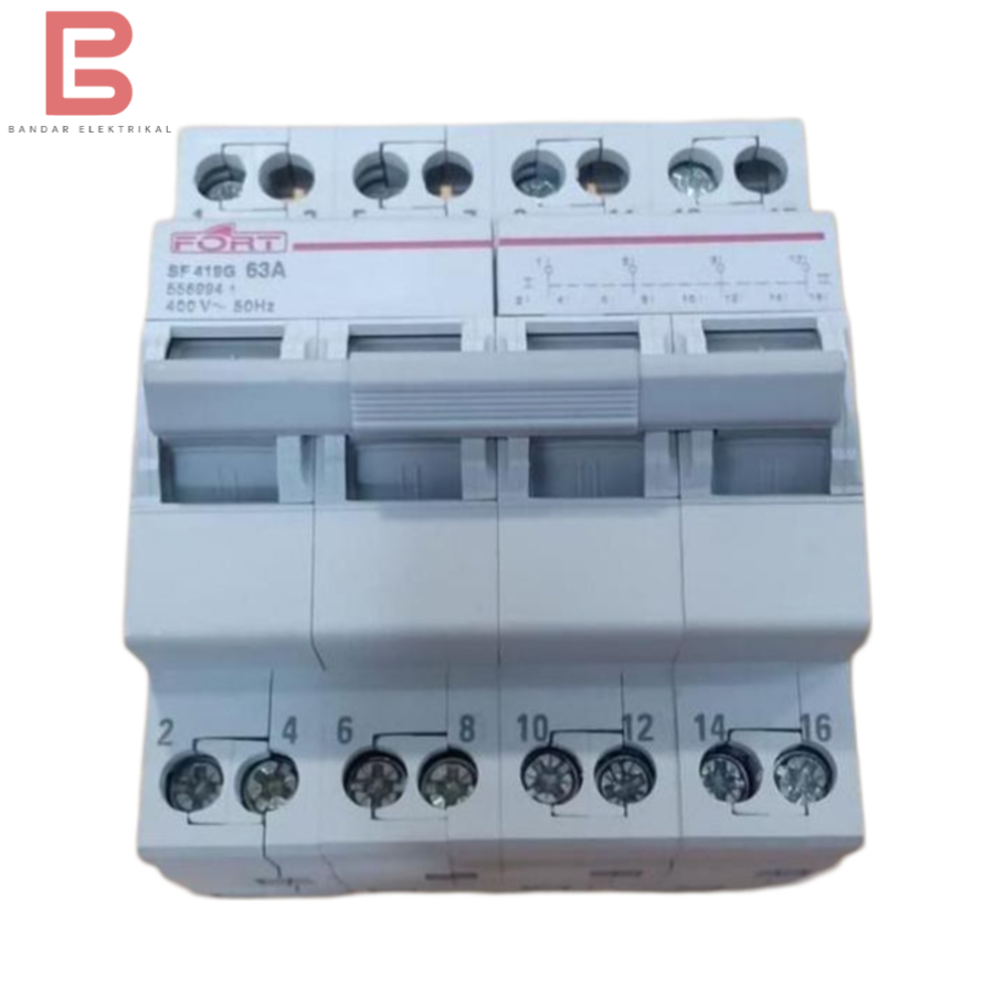Jual Din Rail Change Over Switch COS 4P 4 Pole 63A Model MCB SF419G-63 FORT | Shopee Indonesia