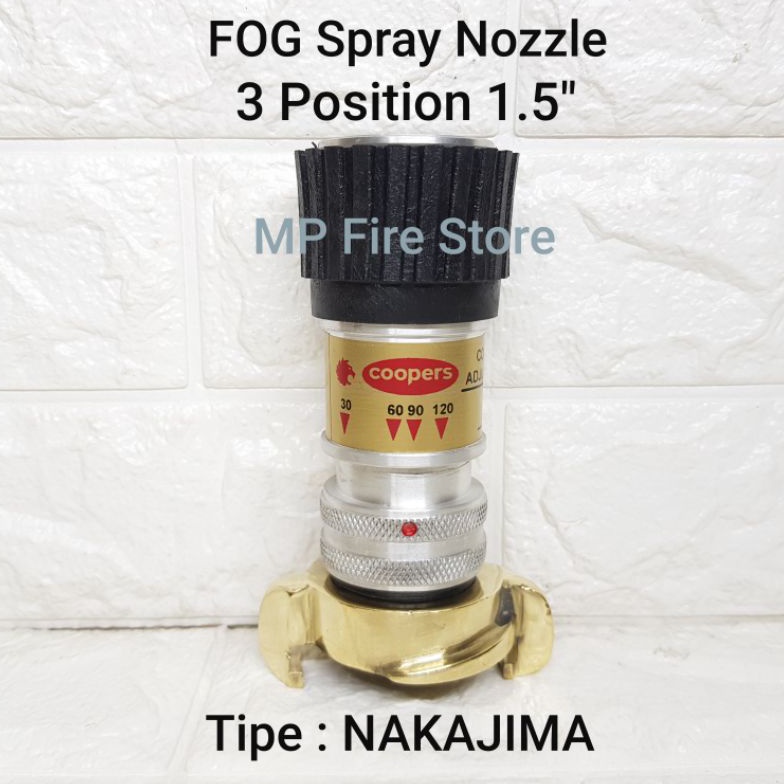 Jual HEBOH FIRE FOG NOZZLE NAKAJIMA 15 JET SPRAY VARIABLE 3 POSITION ...