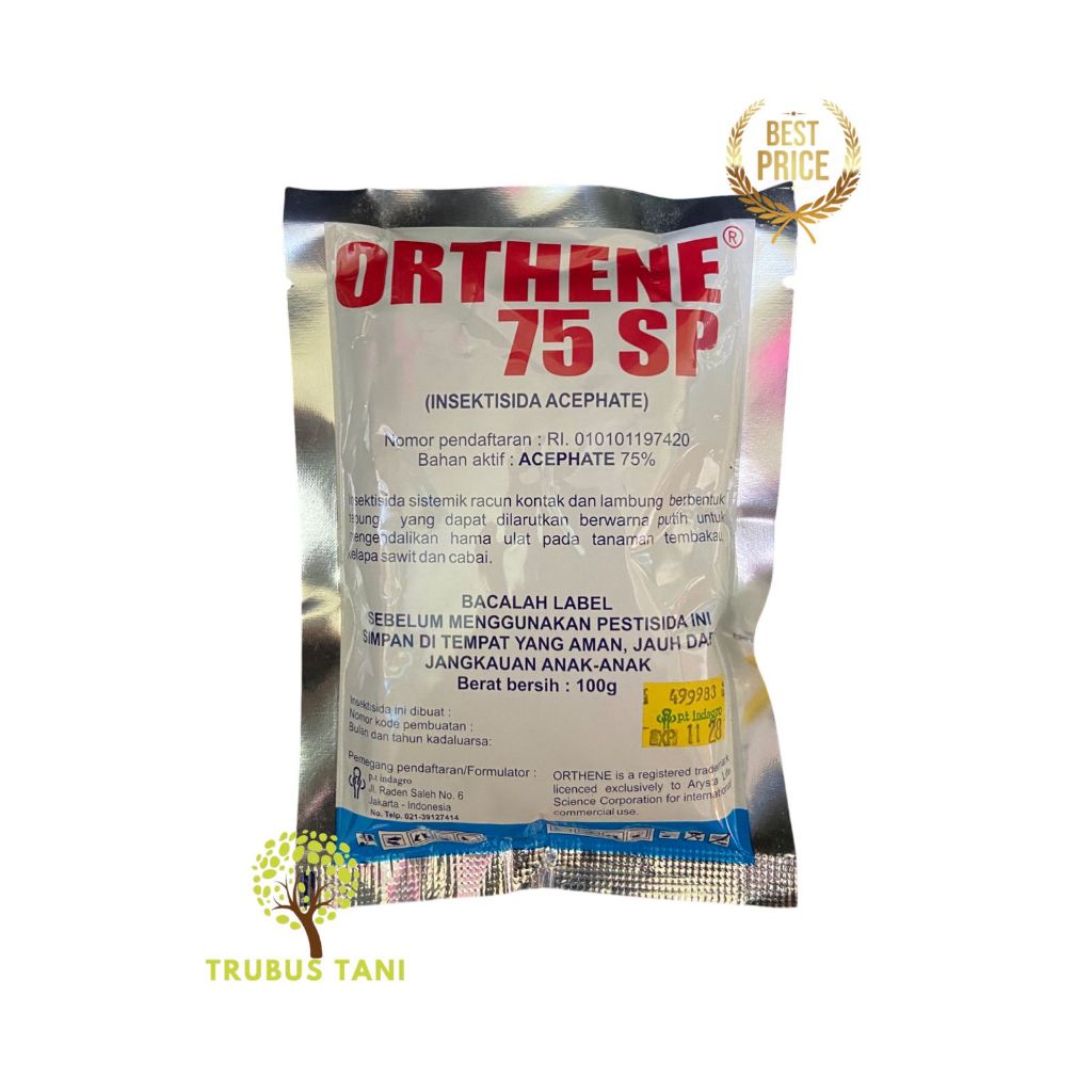 Jual ORTHENE 75 SP 100 gr//Insektisida Sistemik Racun Kontak dan ...