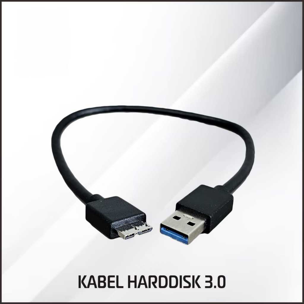 Jual Kabel Data Hardisk Eksternal atau External USB 3.0 30CM | Shopee ...