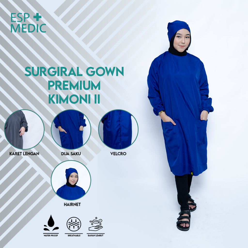 Jual EXPLORE STORE PROJECT || BAJU GOWN MEDIS GAUN MEDIS SURGICAL GOWN ...