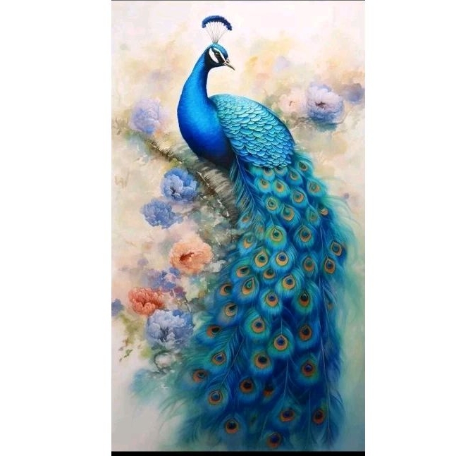 Jual LUKISAN burung merak | Shopee Indonesia