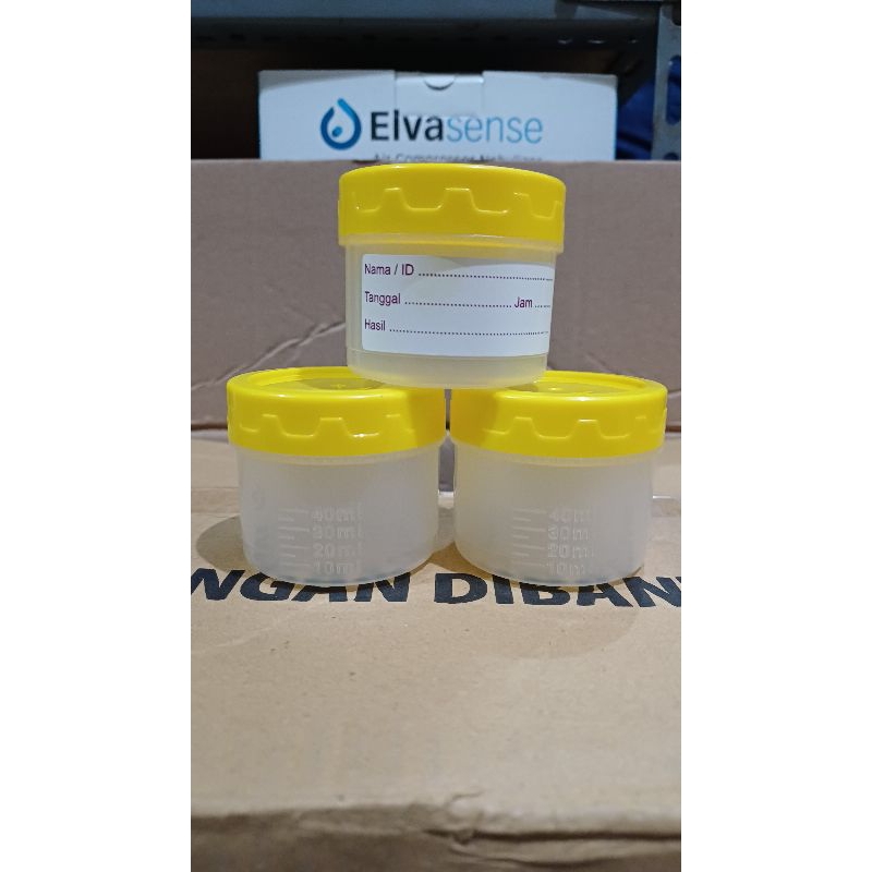 Jual Pot Sputum Pot Dahak Pot Urine Container 60ml | Shopee Indonesia