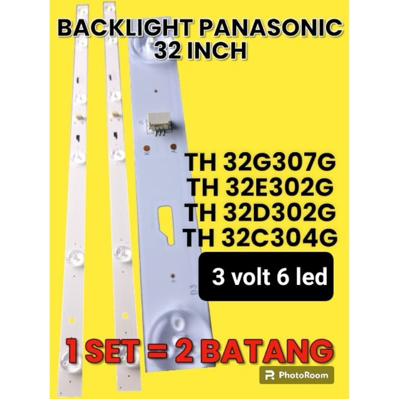 Jual Backlight Panasonic 32” 6k 3v | Shopee Indonesia