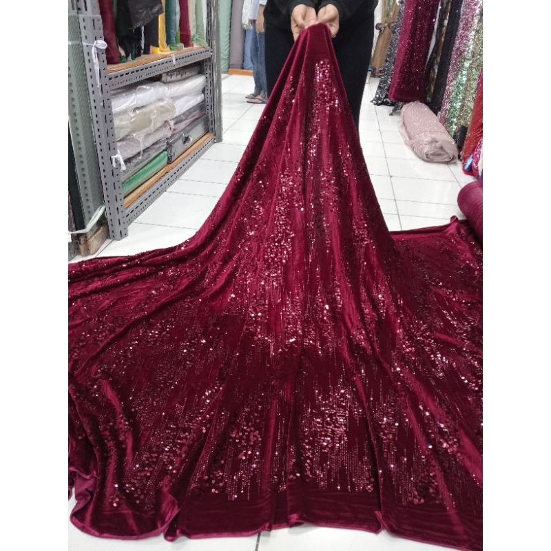 Jual BAHAN KAIN BELUDRU SQUIN BLUDRU DOUBLE SQUIN | Shopee Indonesia