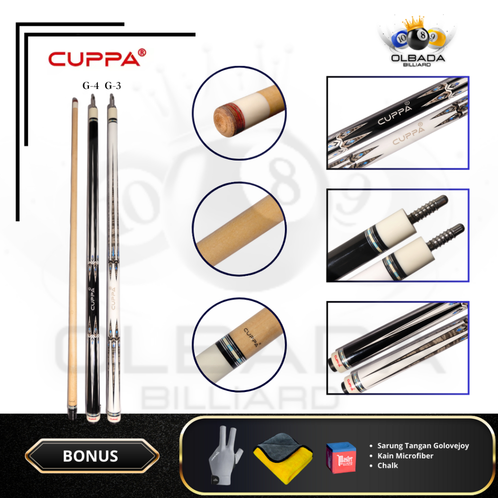 Jual CUPPA G SERIES Stik Billiard | Stick Billiard CUPPA G Series ...