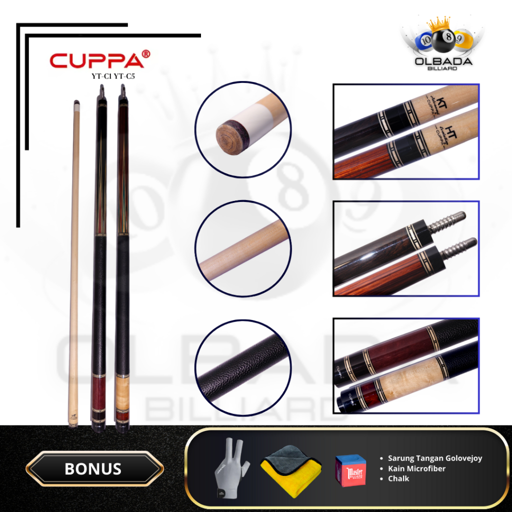 Jual CUPPA YT SERIES Stik Billiard | Stick Billiard CUPPA YT SERIES ...