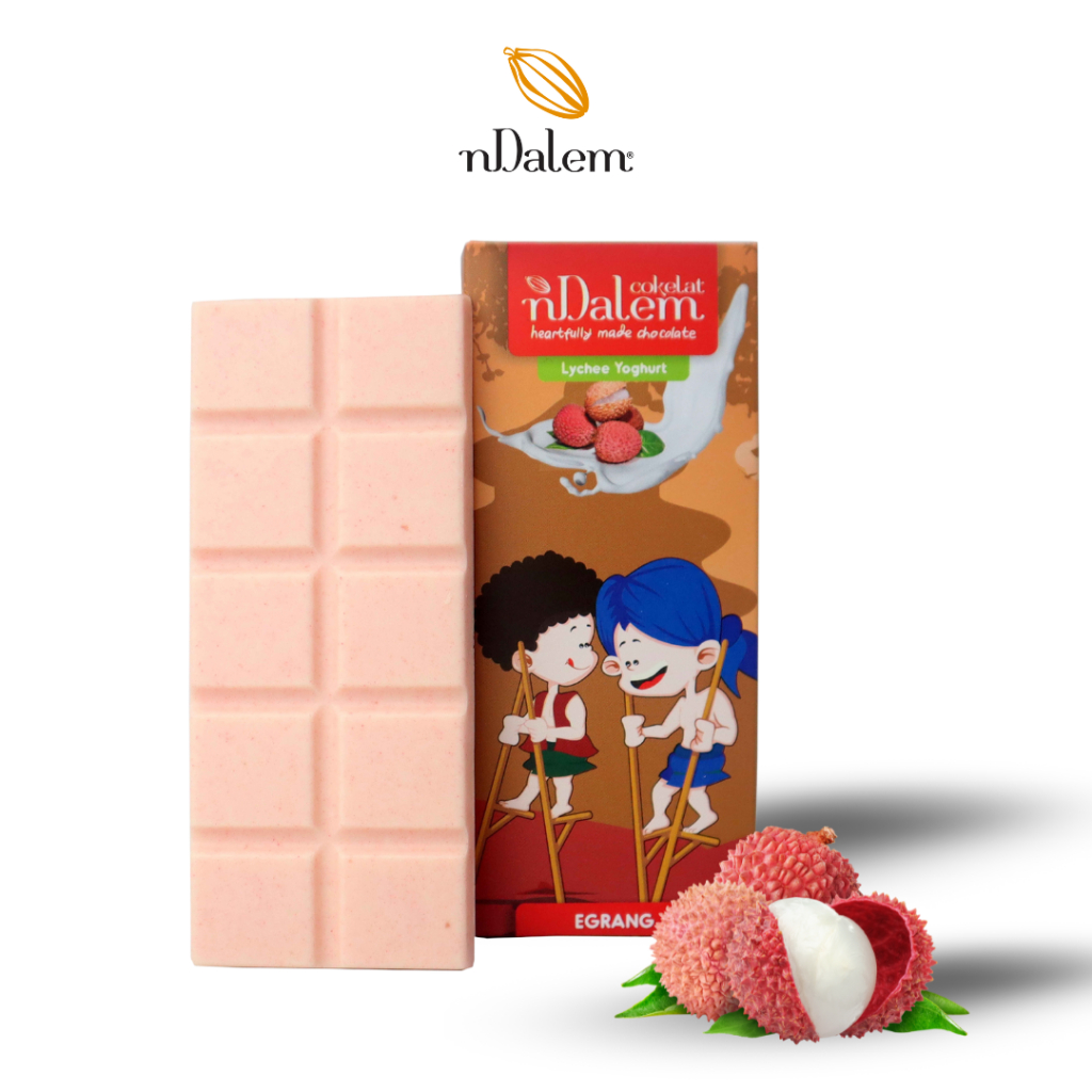 Jual Cokelat nDalem | White Chocolate Cocoa Lychee Yoghurt | Snack ...