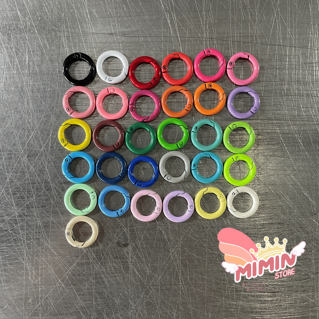 Jual 20 MM Pengait Besi Ring O | O Ring 50 Warna Best Quality | Shopee ...