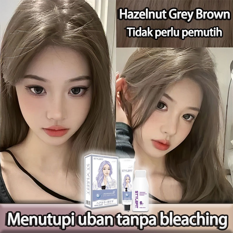 Jual 【Warna rambut trendi 2024】STYLE FIT pewarna rambut*200ml sari ...