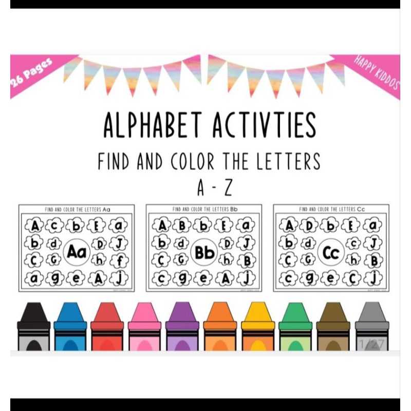 Jual Jualan Printable Worksheet for kids and Baby (File PDF dikirim ke ...