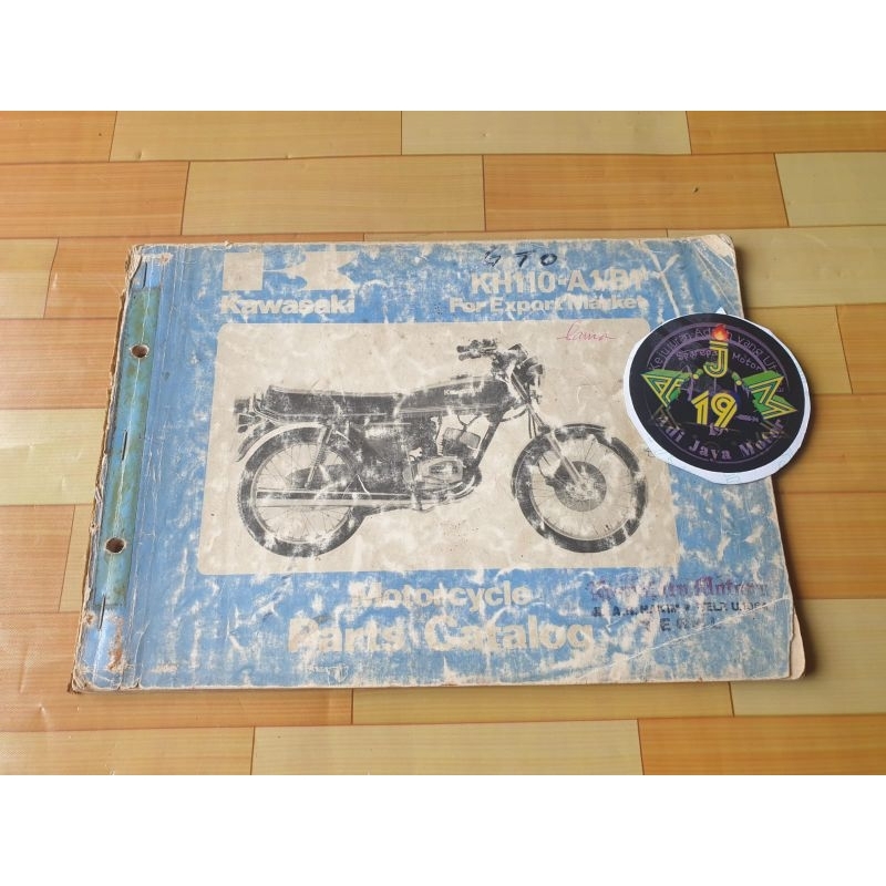 Jual Buku Part Catalog Katalog Copian Kawasaki GTO KH110 A1 B1 | Shopee ...