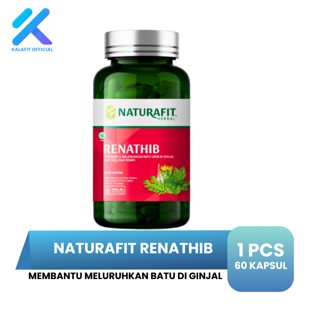 Jual Naturafit Renathib Obat Batu Ginjal Herbal Peluruh Batu Ginjal Dan ...