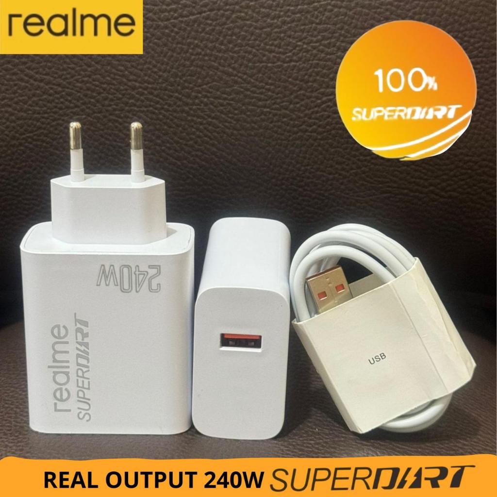Jual ( 240W )Charger Casan Cas Realme C51 C53 C55 C67 Narzo 20 50 9 9i ...