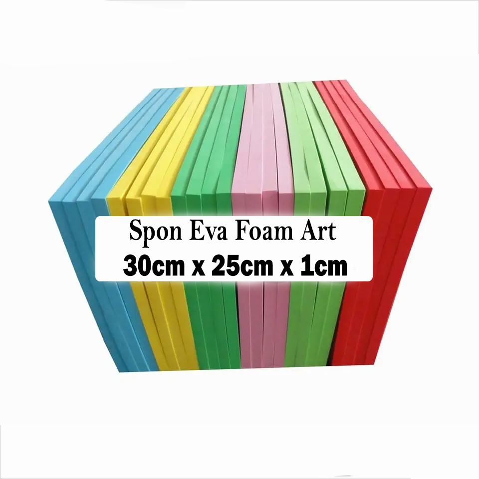 Jual Busa Ati 10mm / Spon Eva Kerajinan / Spon Ati Warna Foam Art 30 x ...