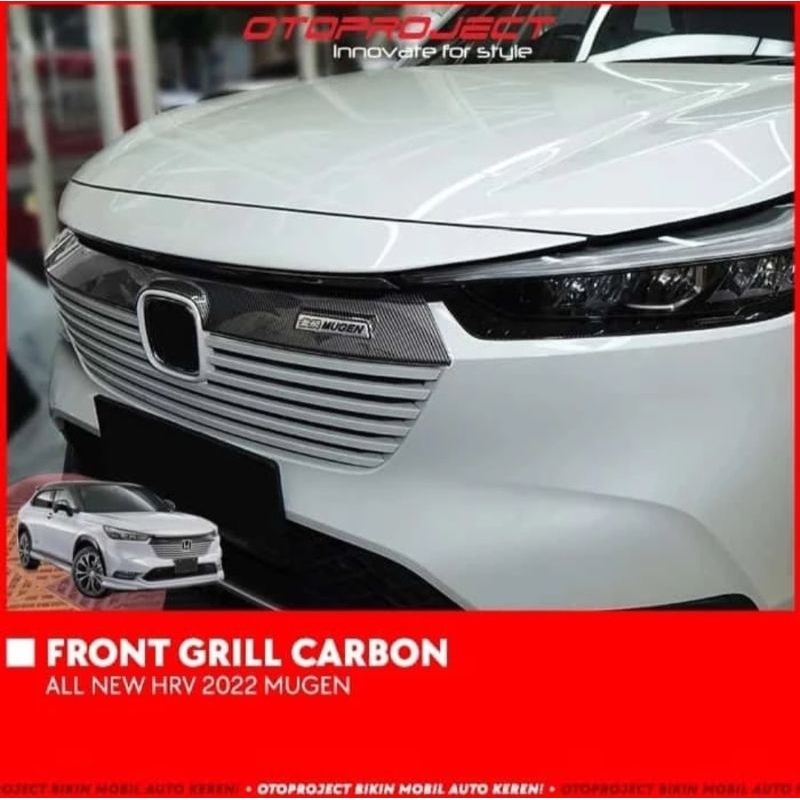 Jual Front Grill Cover Depan Grill Mugen All New HRV 2022 Mugen Design ...