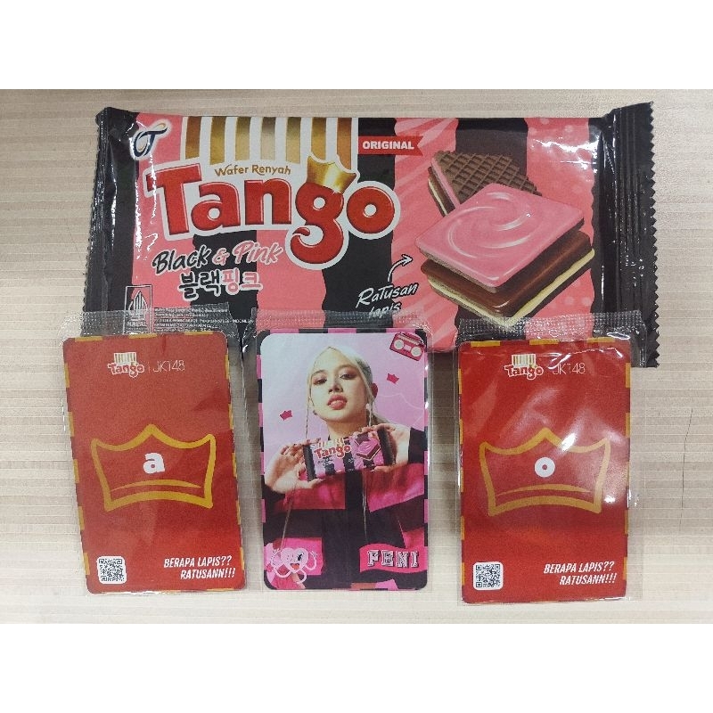 Jual TANGO Wafer 35gr JKT48, Harga 1 bungkus isi 10 pack (+ bonus 4 pack varian random) | Shopee ...