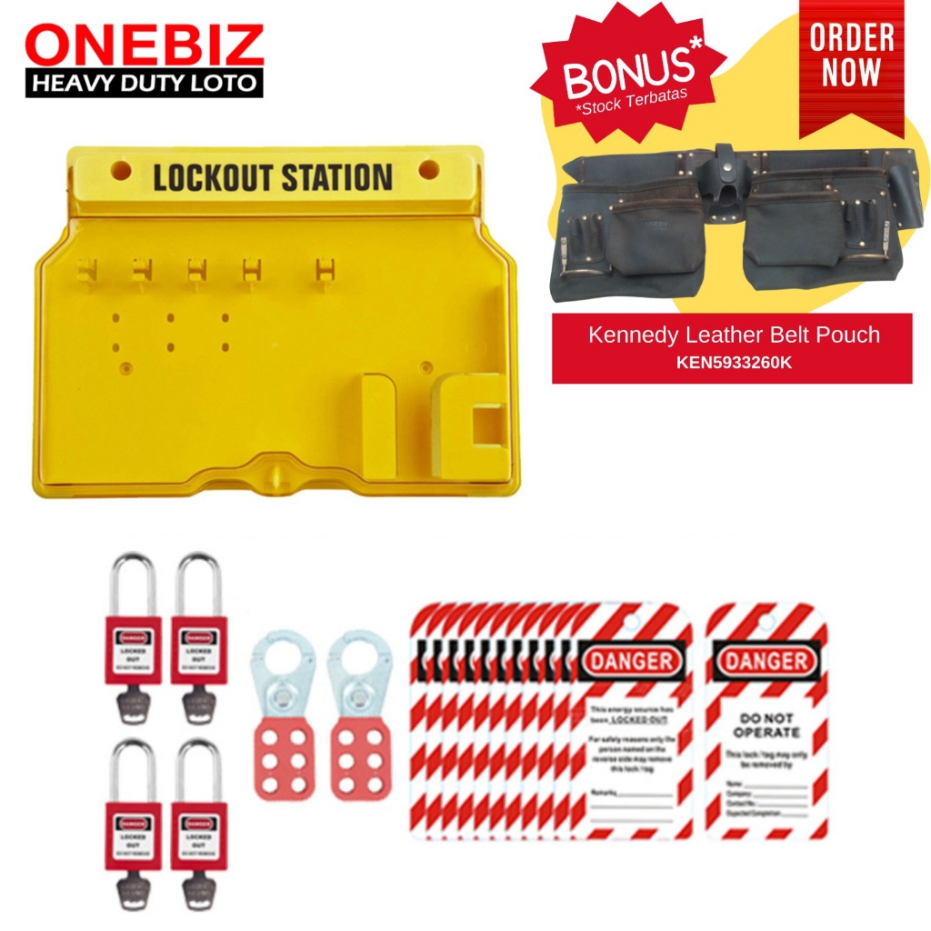 Jual Lockout Tagout Kit - Lockout Station Complete Include Isi Kit-Set ...