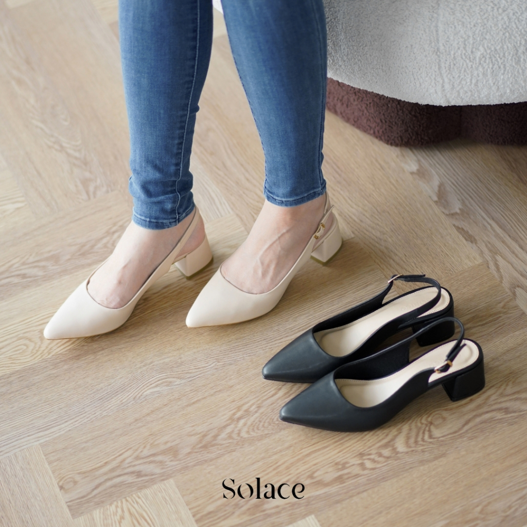 Jual SOLACE - 5 cm Block Heels - ADRIENNE | Shopee Indonesia