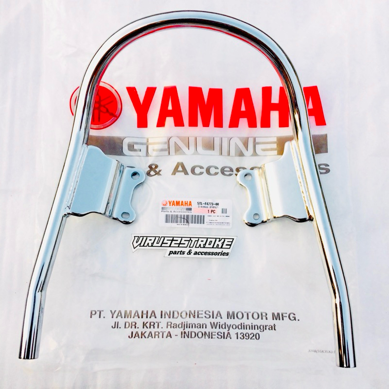 Jual Besi Behel Begel Chrome Jok Sadel Yamaha Mio Sporty Original YGP ...