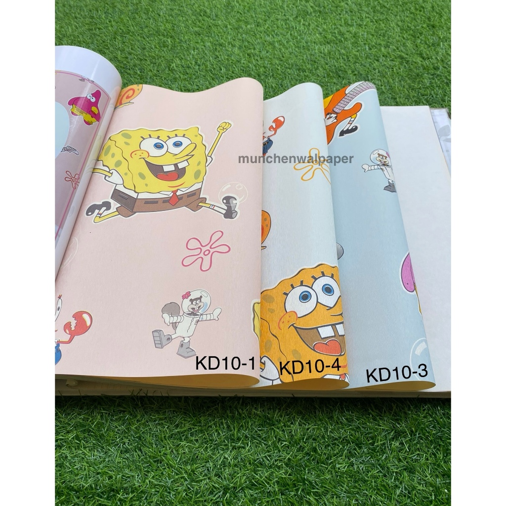 Jual Wallpaper Dinding Anak Motif Karakter Animasi SPONGEBOB Multi ...
