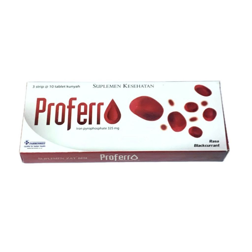 Jual Proferro isi 30 tablet kunyah | Shopee Indonesia