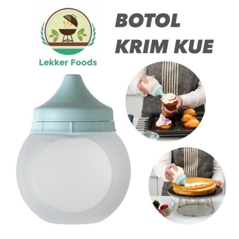 Jual Botol Krim Kue Whipped Cream Bottle / Botol Selai Adonan ...