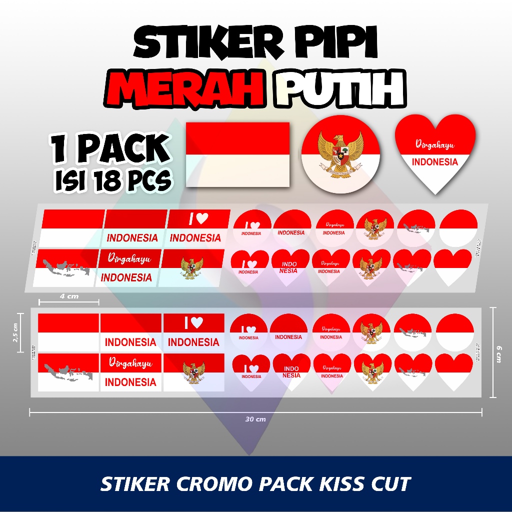 Jual BISA COD| STIKER PIPI |STICKER SUMPAH PEMUDA| 17 AGUSTUSAN ...