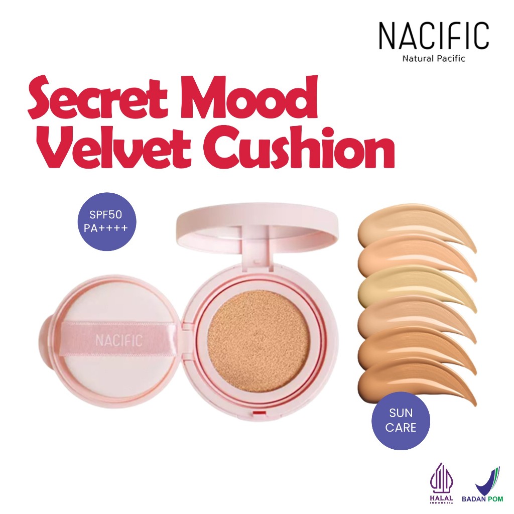 Jual NACIFIC Secret Mood Velvet Cushion | Shopee Indonesia