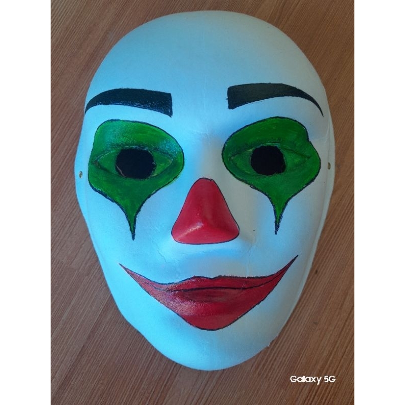 Jual topeng joker mata hijau/topeng joker lukis/topeng lukis badut ...