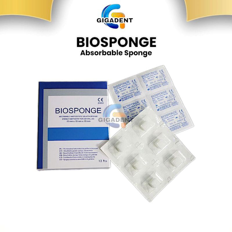 Jual BIOSPONGE / CURASPON / SURGISPON / SPONGOSTAN ( 12 pcs ) | Shopee ...