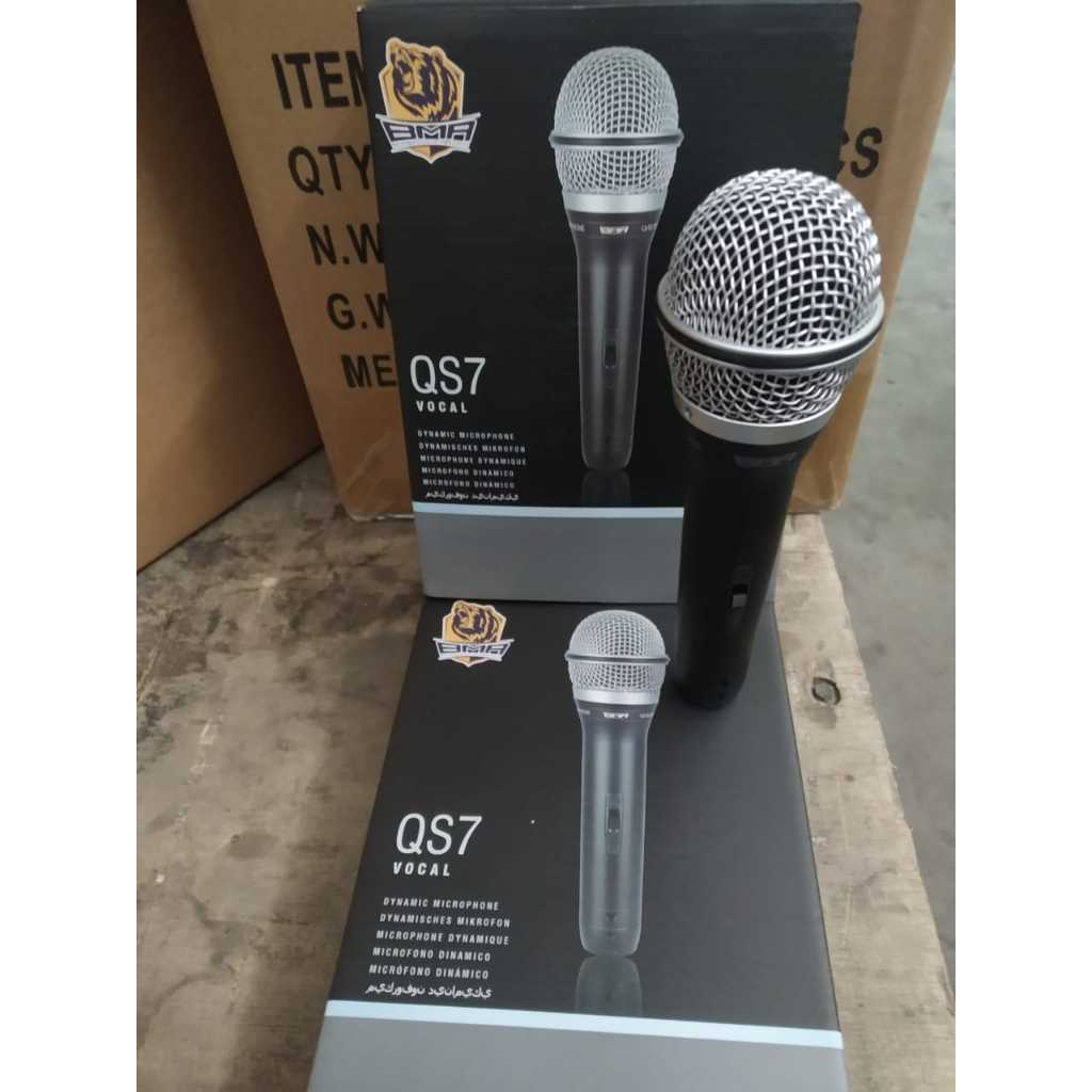 Jual Mic Kabel BMA QS7 Mik Original Microphone Dynamik Mikropon Profesional Mik ORI BMA | Shopee ...