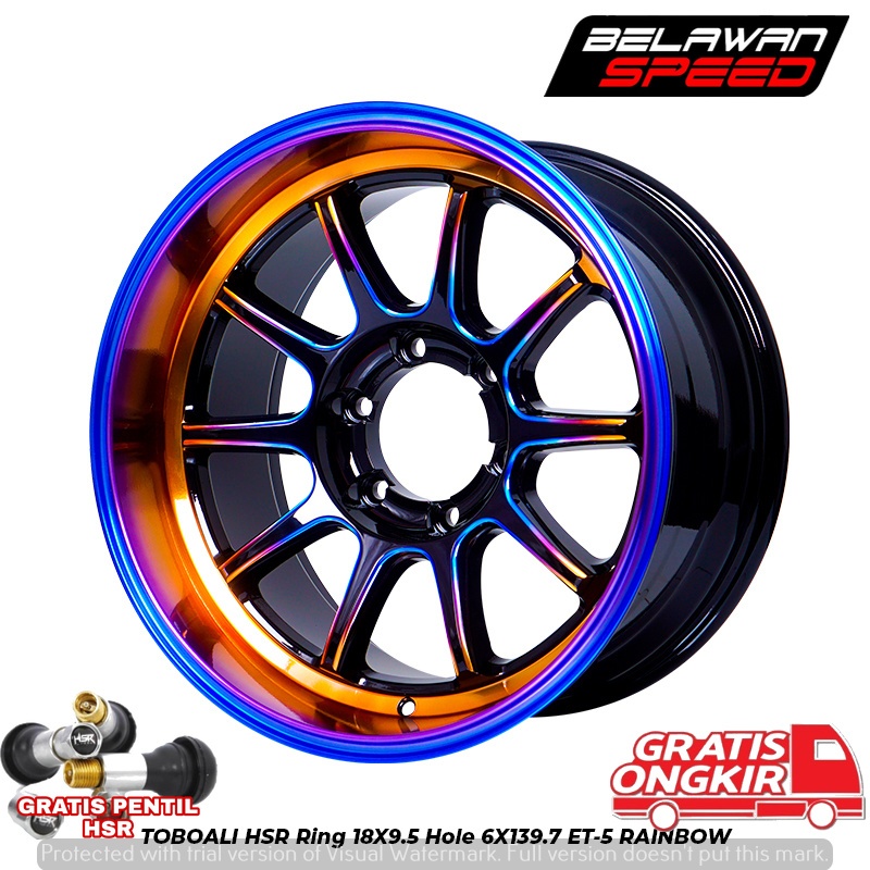 Jual VELG PELEK MOBIL HSR TOBOALI SAMLONG RING 18 R18 PCD 6X139,7 UNTUK FORTUNER PAJERO TRITON ...