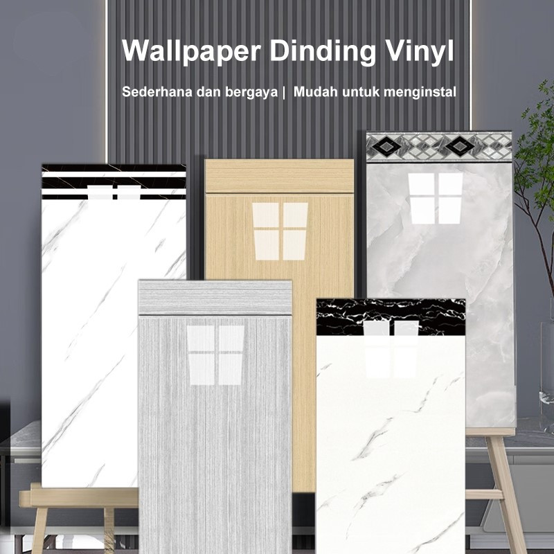 Jual Wallpaper Dinding Vinyl Marble Wallpaper Setengah Dinding ...