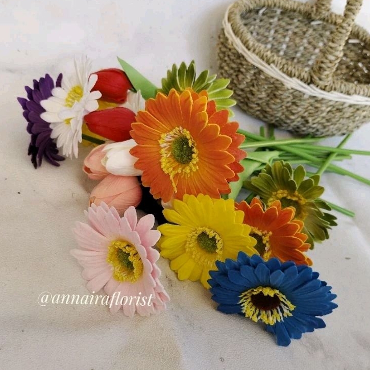 Jual Bunga garbera dan tulip latex | Shopee Indonesia