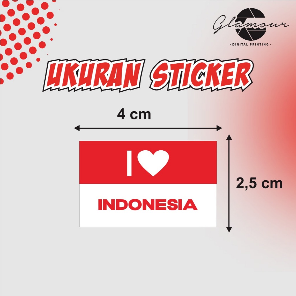 Jual Stiker Pipi Bendera 10 pcs / Stiker Merah Putih / Stiker Bendera ...